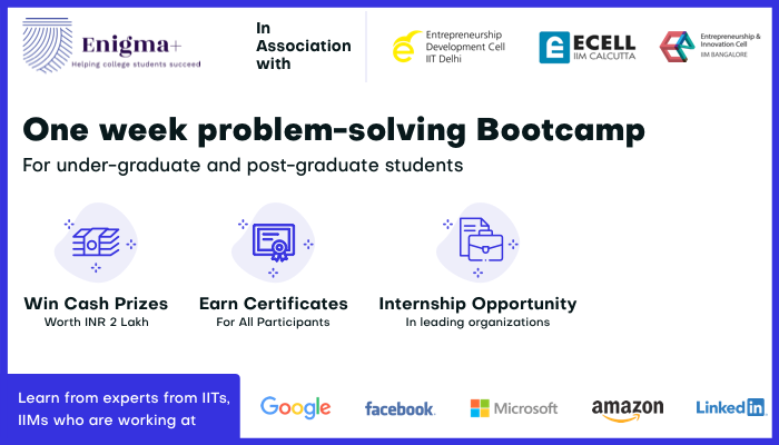 Enigmaplus Bootcamp Is Here To Better Your Complex Problem Solving Skills Unstop