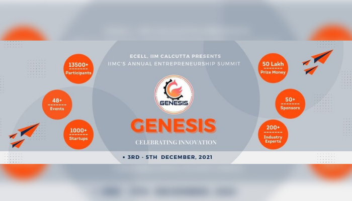 Genesis The E Summit Of Iim Calcutta Opens Registrations Unstop