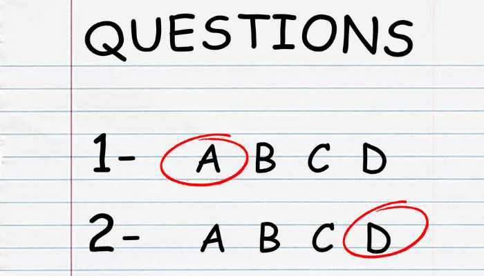 question paper and answer key