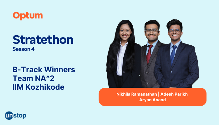 IIM Kozhikode's Glorious Win At Optum Stratethon (B-Track) // Unstop ...