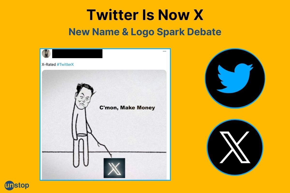 Twitter Name & Logo Change From Blue Bird To An X // Unstop Twitter Name & Logo Change From Blue Bird To An X // Unstop