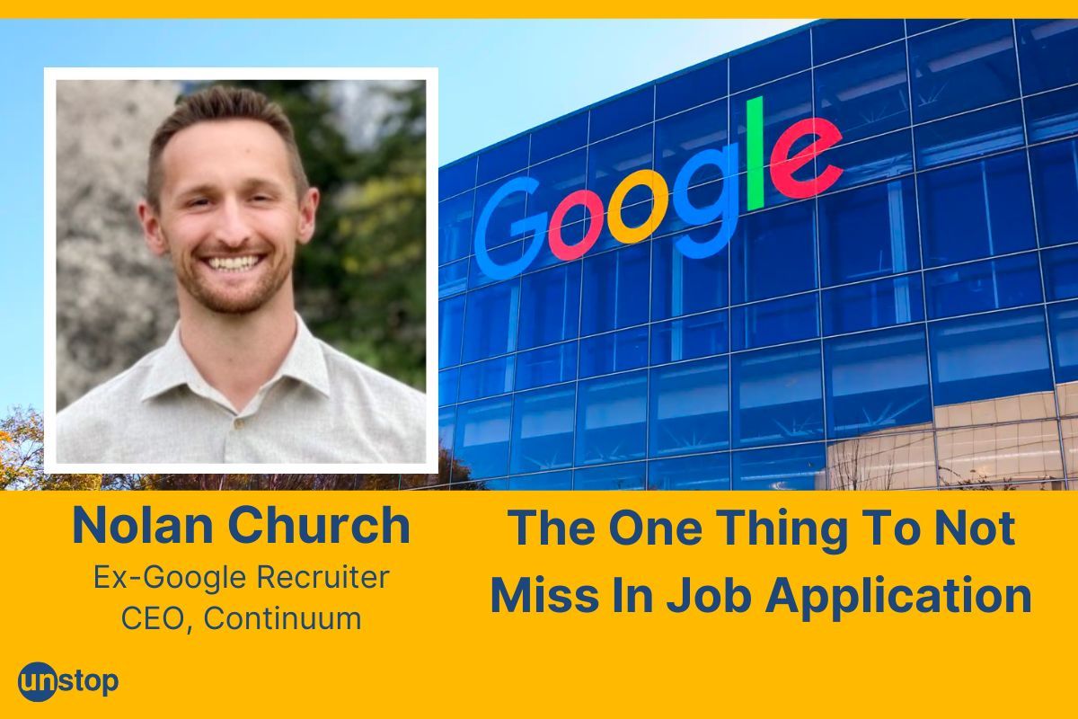 Ex-Google Recruiter Shares Important Job Application Tip // Unstop