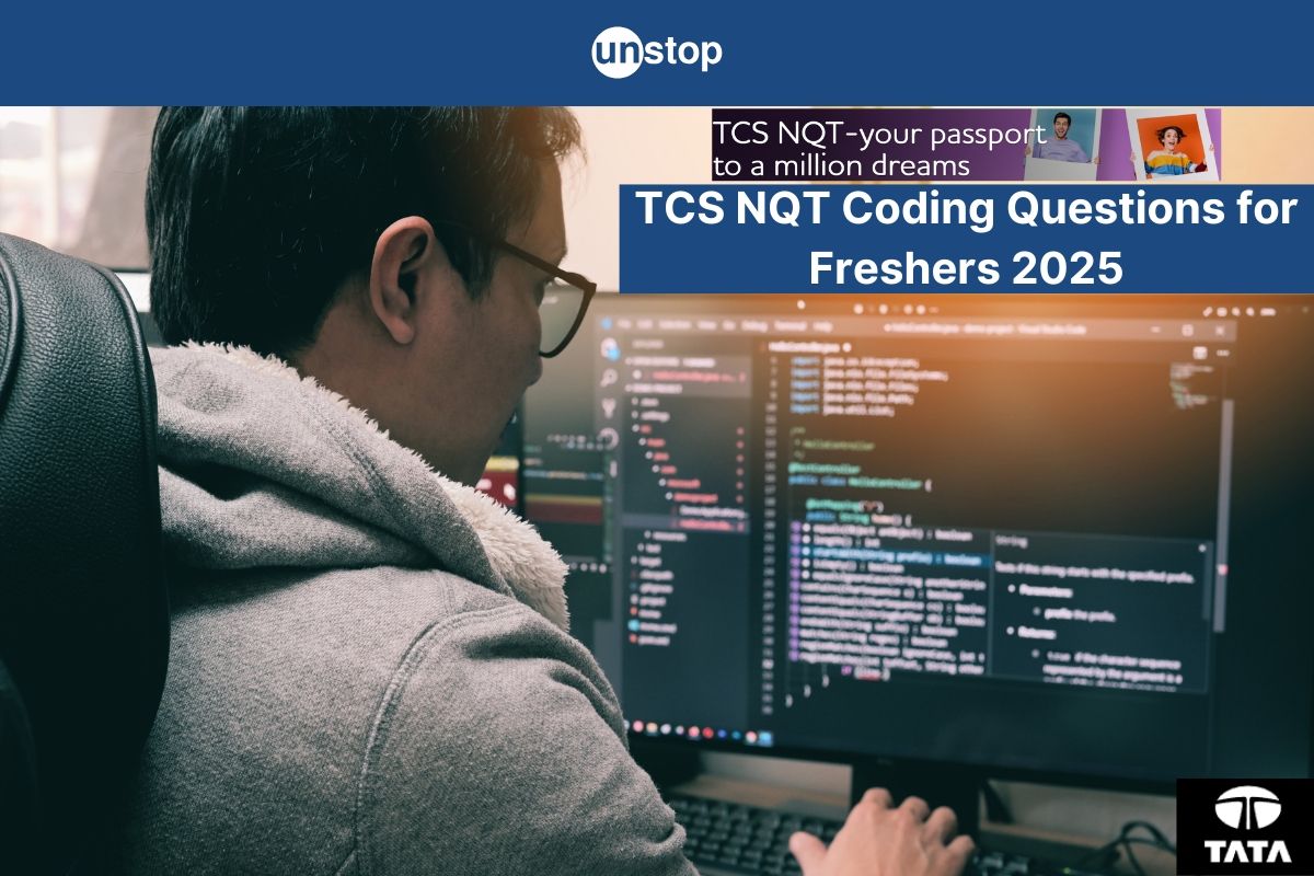 TCS NQT Coding Questions with Solutions for Freshers 2025 // Unstop TCS NQT Coding Questions with Solutions for Freshers 2025 // Unstop