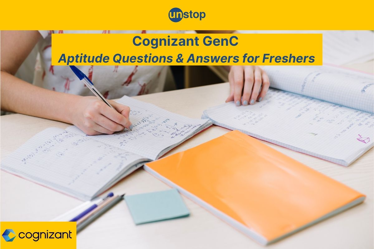 Cognizant GenC Aptitude Questions & Answers for Freshers 2025 // Unstop Cognizant GenC Aptitude Questions & Answers for Freshers 2025 // Unstop