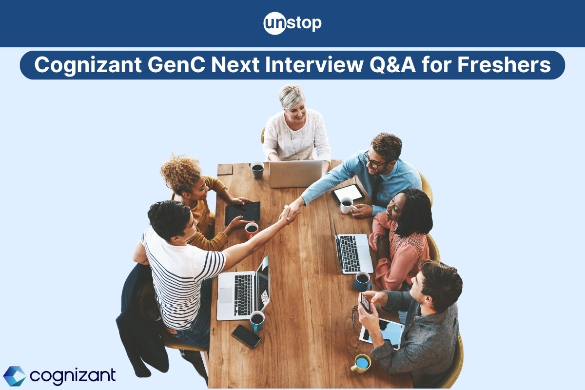 Cognizant GenC Next Interview Questions & Answers for Freshers // Unstop Cognizant GenC Next Interview Questions & Answers for Freshers // Unstop