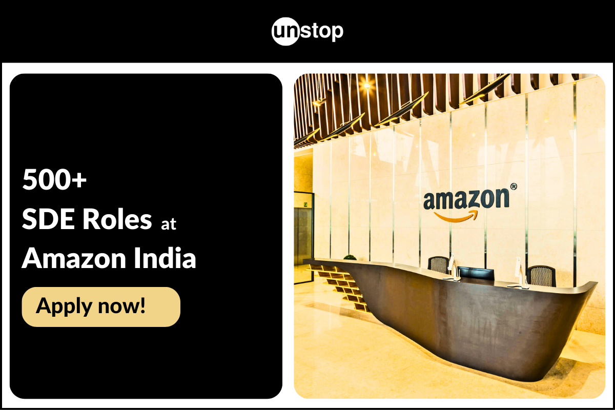 500+ SDE Jobs at Amazon India (Link Inside) // Unstop