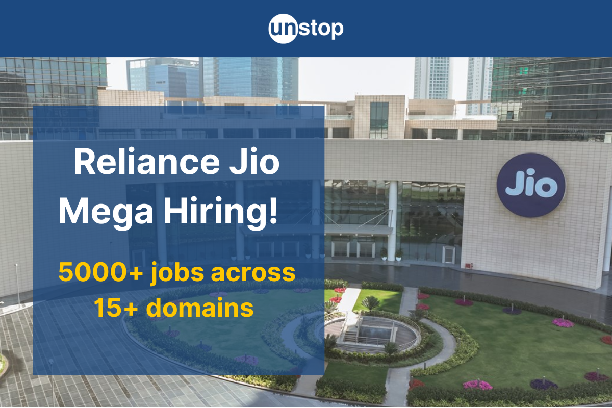 Jio Recruitment 2025 | 5000+ Job Roles Across Domains (Apply Now) // Unstop