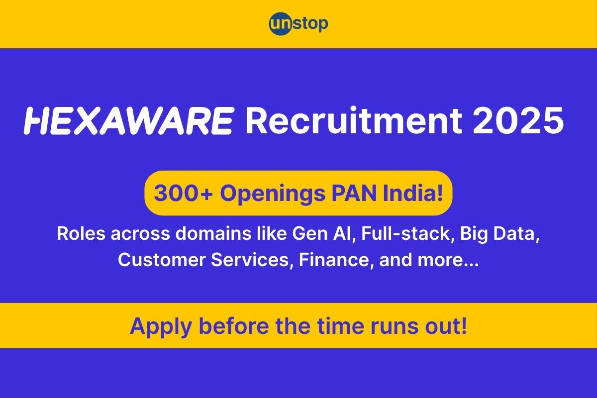 Hexaware Recruitment 2025 | (170+ Vacancies) Make You Move Now! // Unstop