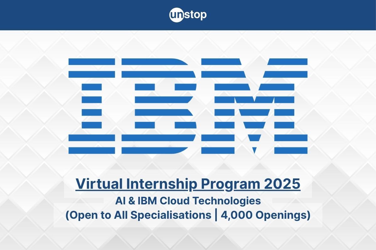 IBM SkillsBuild Virtual Internship 2025: 4 Weeks | 4,000 Seats // Unstop