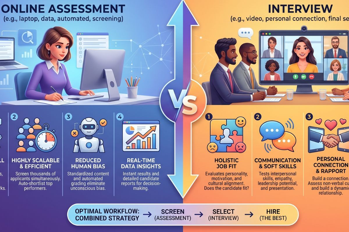 Online Assessment vs Interview: Which Is Better for Hiring?