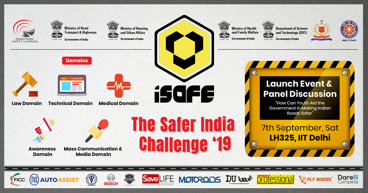 Indian Road Safety Logo