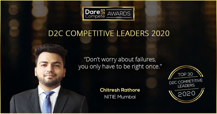 Chitresh NITIE ranked as one of the Top 30 D2C Competitive Leaders 2020 ...