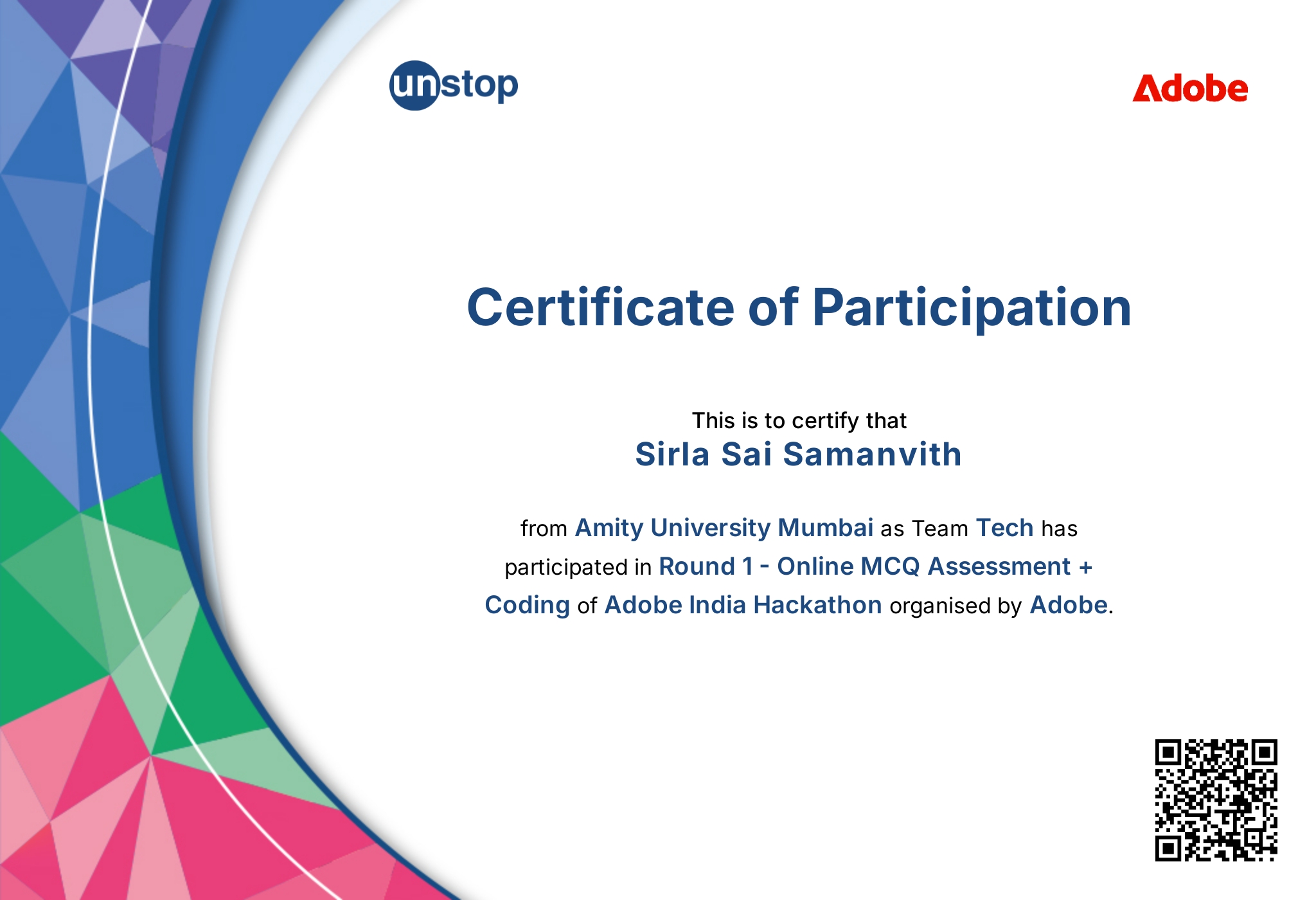 Sai Samanvith S - Full Stack | Java & Python | SQL | Video Editing | Arduino & Drone Enthusiast ...