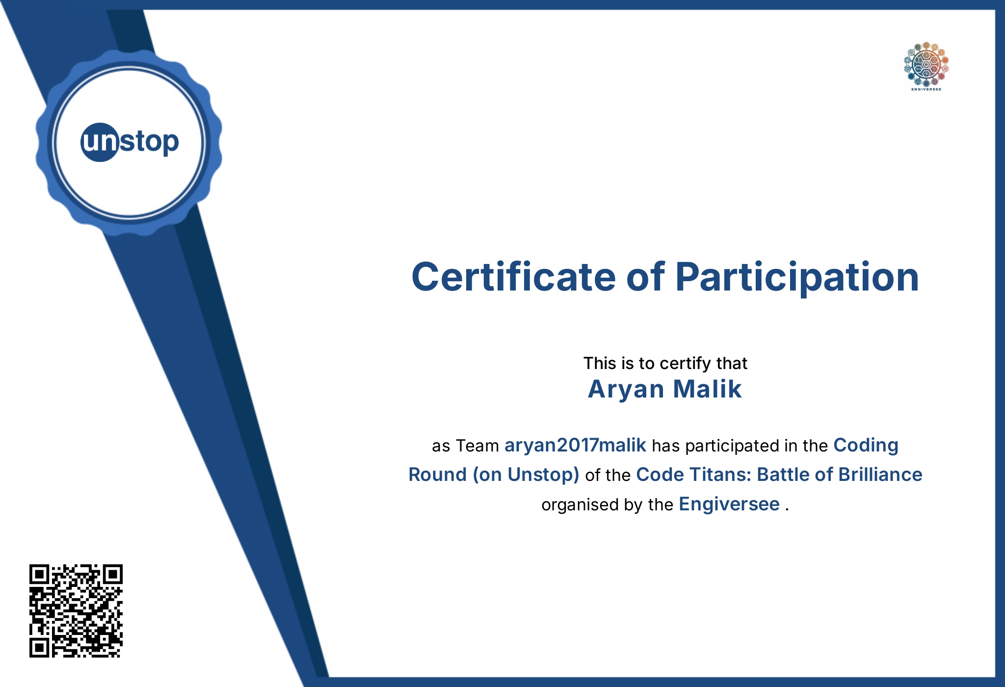 Aryan Malik - Software Developer || Skilled in DSA || Java || JavaScript || React.js || Node.js ...