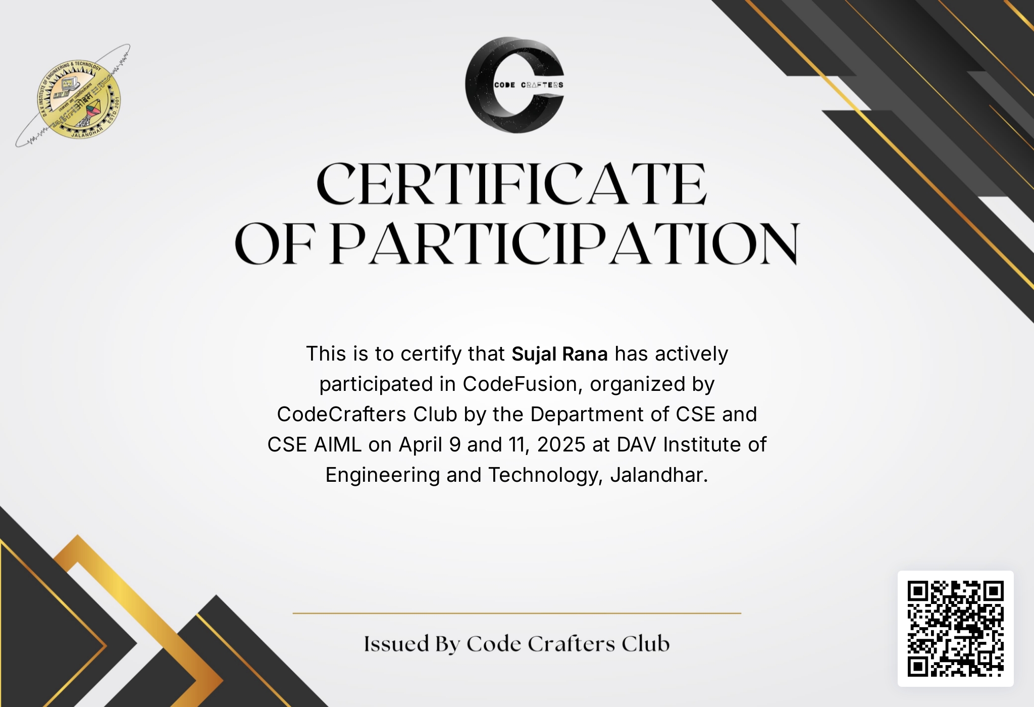 Sujal Rana - Software Developer | React.js • Node.js • Building 0→1 Systems | 4★ @CodeChef ...