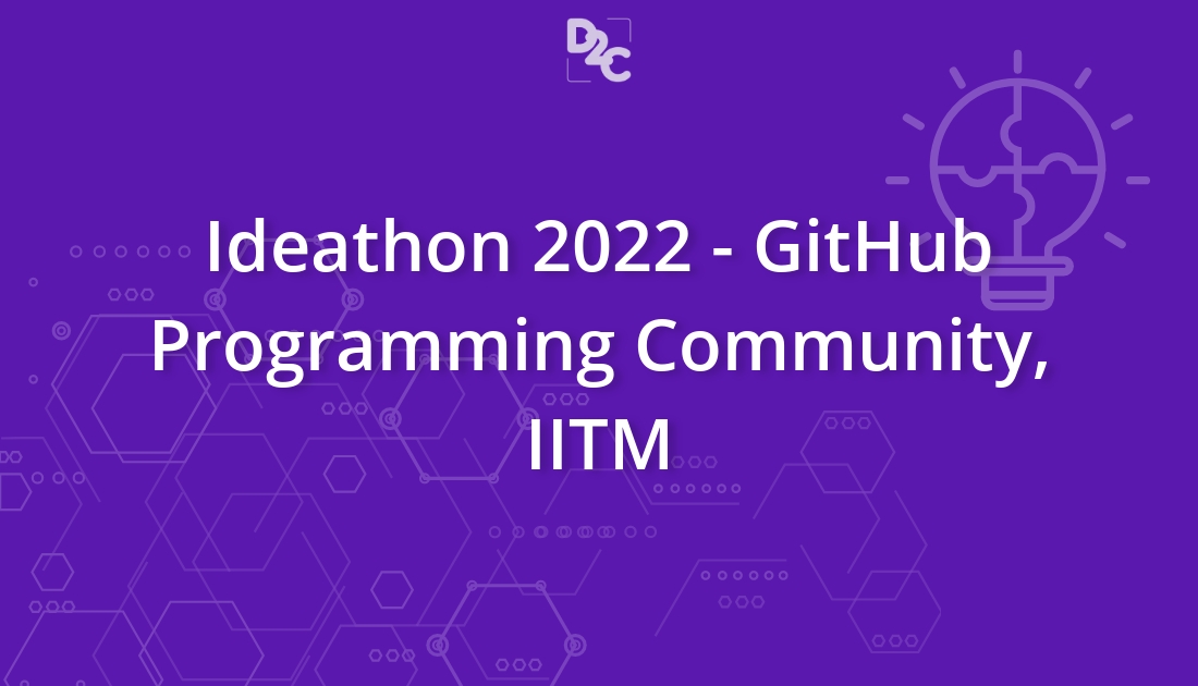 GitHub Programming Community, IITM Coding hackathon online competition. Apply now! // Unstop ...