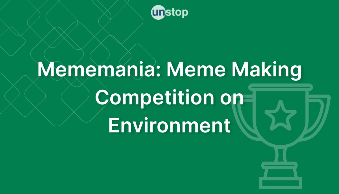 Mememania: Meme Making Competition on Environment by Sri Guru Gobind ...