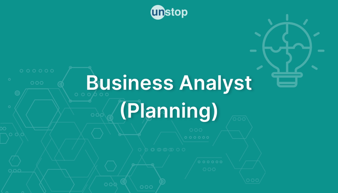 Planning Business Analyst at Jordan Arida blog