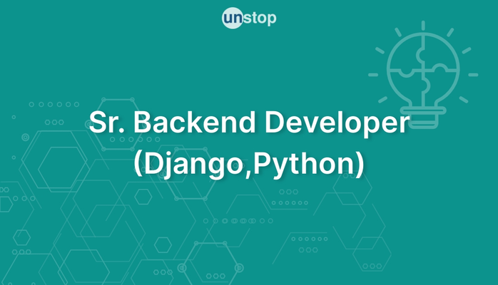 Sr. Backend Developer (Django,Python) by Arhamanya Ventures Pvt. Ltd.! // Unstop (formerly ...