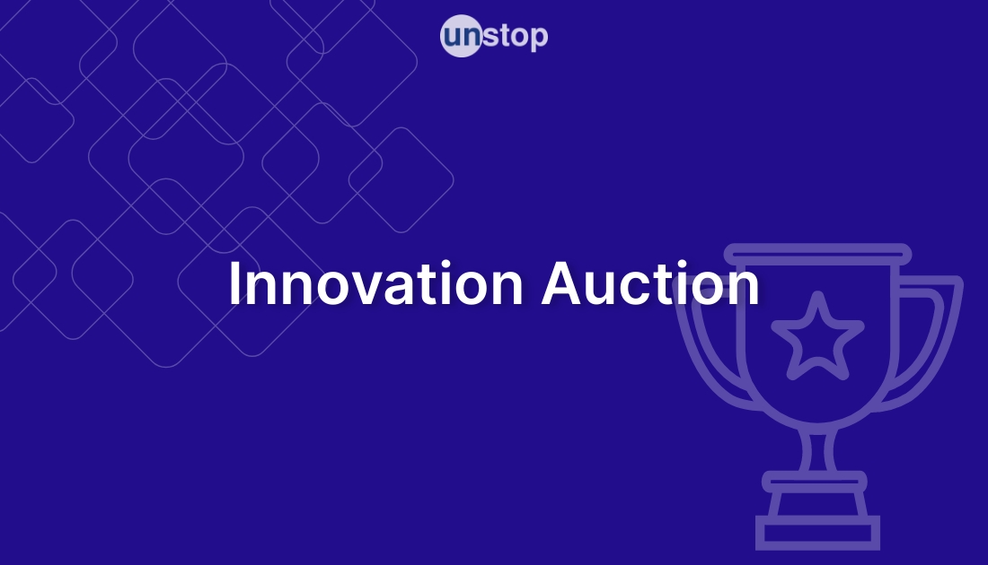 Innovation Auction by Indian Institute of Technology (IIT), Delhi! // Unstop (formerly Dare2Compete)