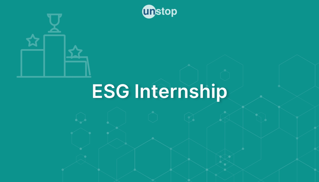 Intern - ESG by CRISIL! // Unstop (formerly Dare2Compete)