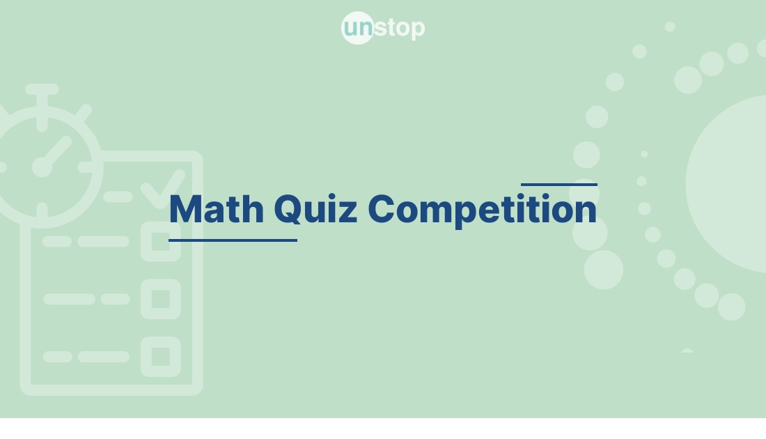 Math Quiz Competition by Jesus and Mary College (JMC), University of ...