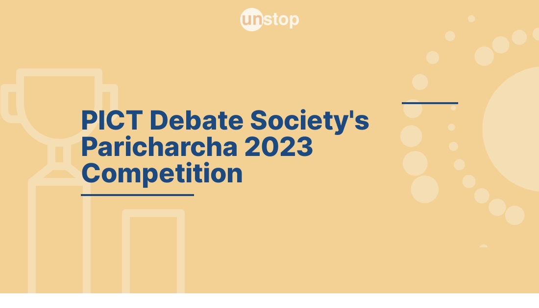 PICT Debate Society's Paricharcha 2023 Competition by SCTR's Pune ...