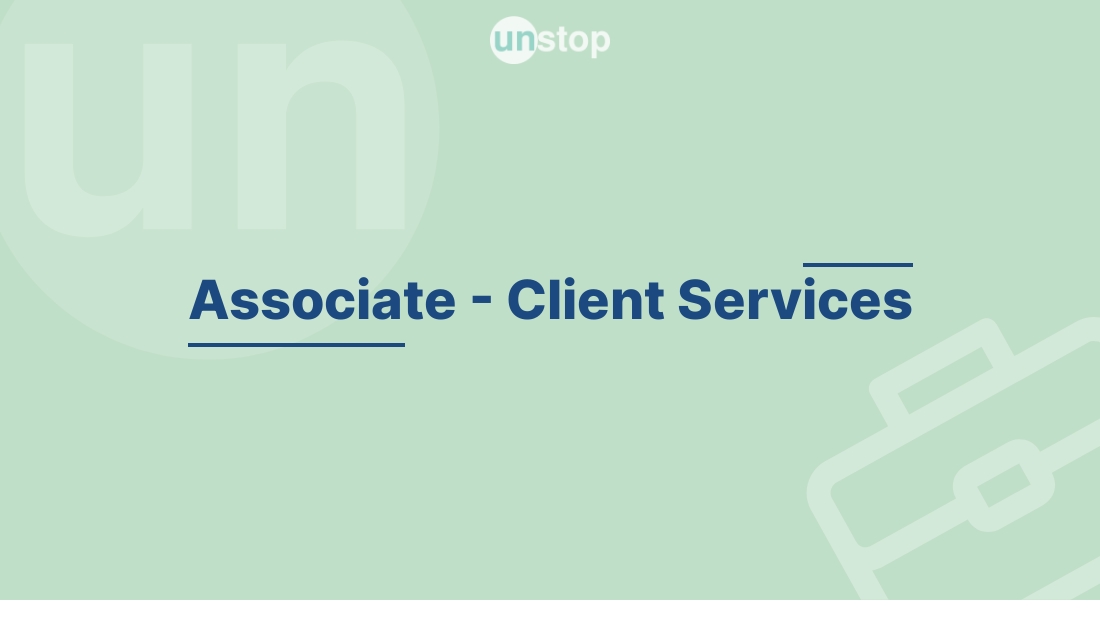 Associate - Client Services by Goldman Sachs! // Unstop (formerly Dare2Compete)