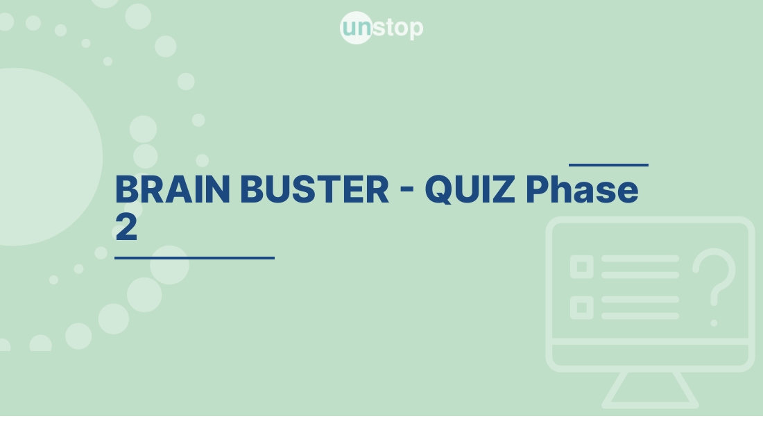 BRAIN BUSTER - QUIZ Phase 2 by Amity University (AU), Ranchi, Jharkhand ...