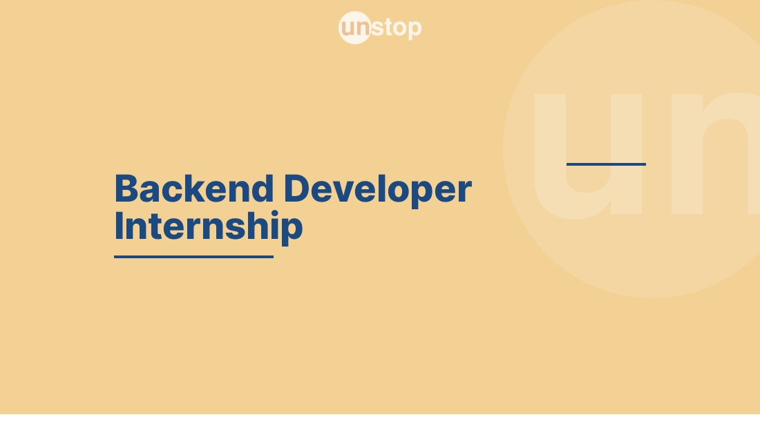 BACKEND DEVELOPER by I2E! // Unstop (formerly Dare2Compete) BACKEND DEVELOPER by I2E! // Unstop (formerly Dare2Compete)