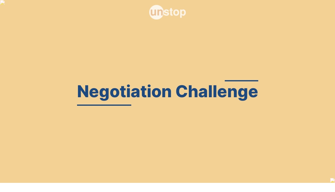 Negotiation Challenge by Indian School of Business (ISB)! // Unstop (formerly Dare2Compete)
