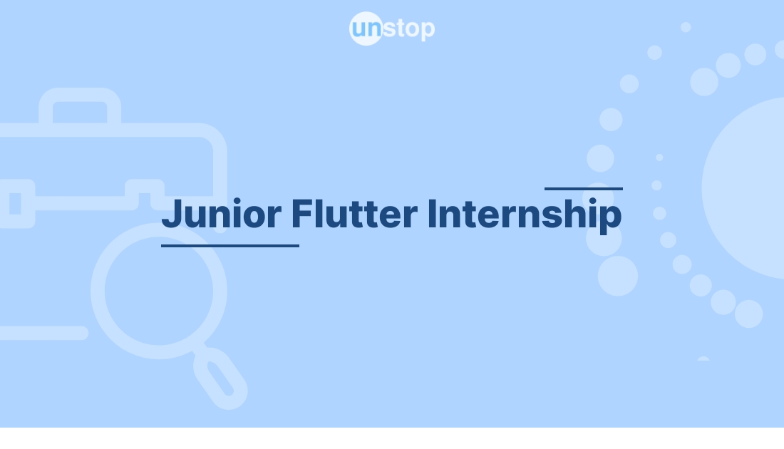 Junior Flutter Intern by WebMob! // Unstop (formerly Dare2Compete)