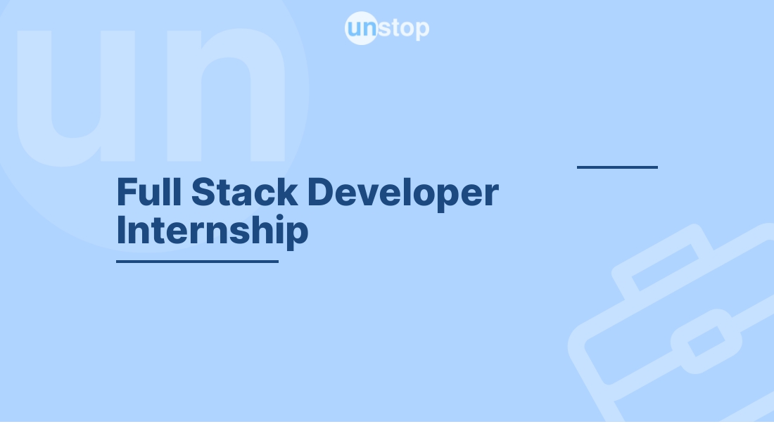 Full Stack Developer Intern by ziplr! // Unstop (formerly Dare2Compete)