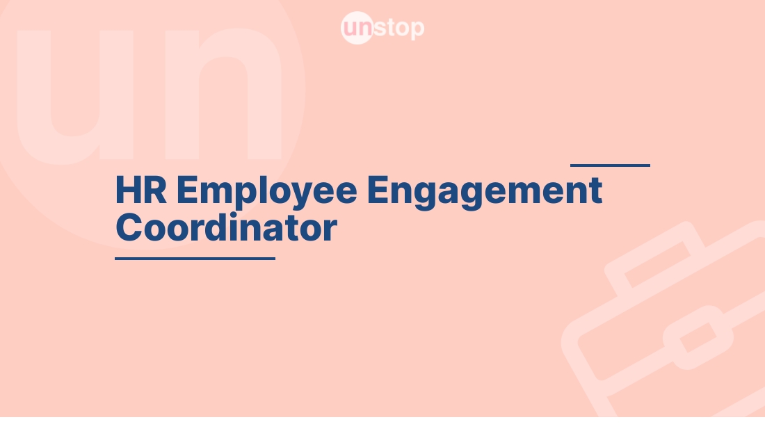 HR Employee Engagement Coordinator by Bosch Global Software ...