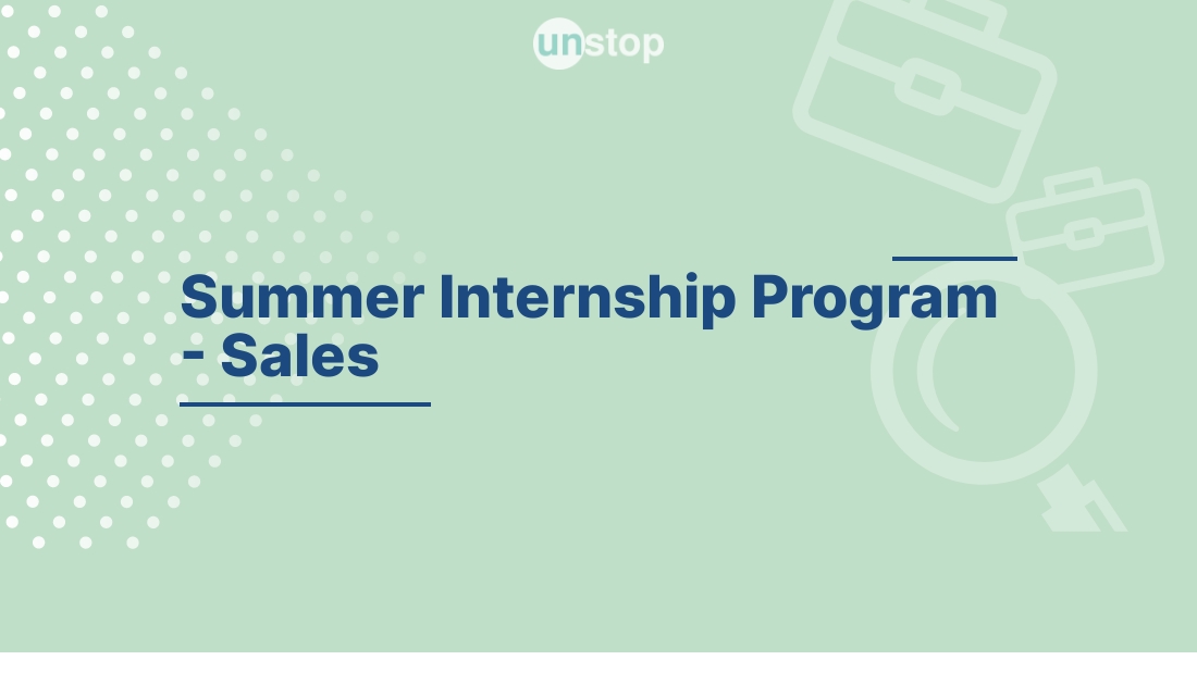 Summer Internship Program | Sales by Procter & Gamble (P&G)! // Unstop ...