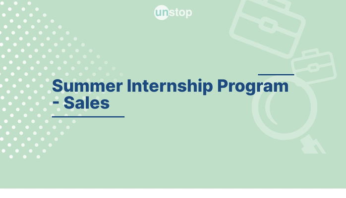 Summer Internship Program | Sales by Procter & Gamble (P&G)! // Unstop ...