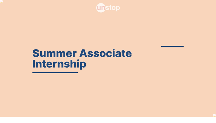 Summer Associate Internship by Brain & Company! // Unstop (formerly ...