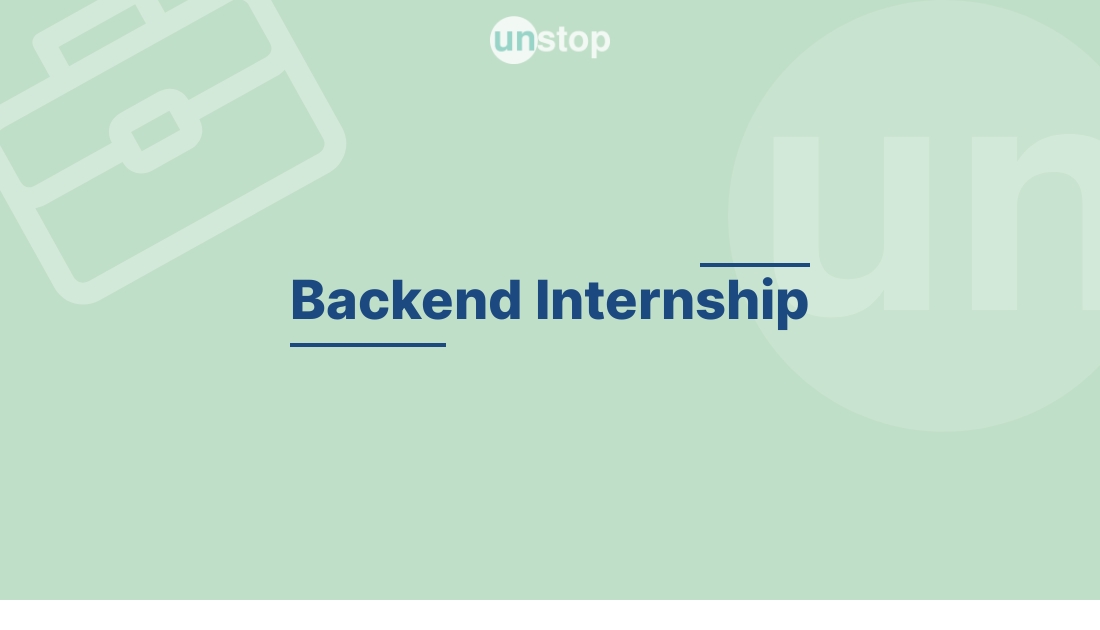 Backend intern by Intuit! // Unstop (formerly Dare2Compete)