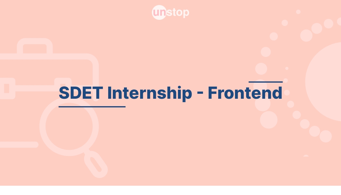 SDET Internship - frontend by CRED! // Unstop (formerly Dare2Compete)