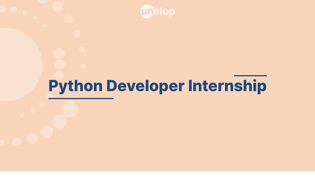 Python Developer Intern by INFOTRIXS! // Unstop (formerly Dare2Compete)