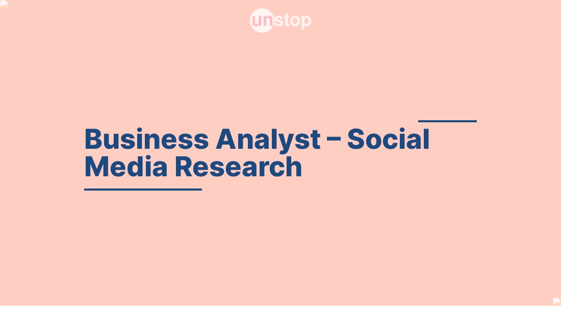 Business Analyst – Social Media Research by Genpact! // Unstop ... Business Analyst – Social Media Research by Genpact! // Unstop ...
