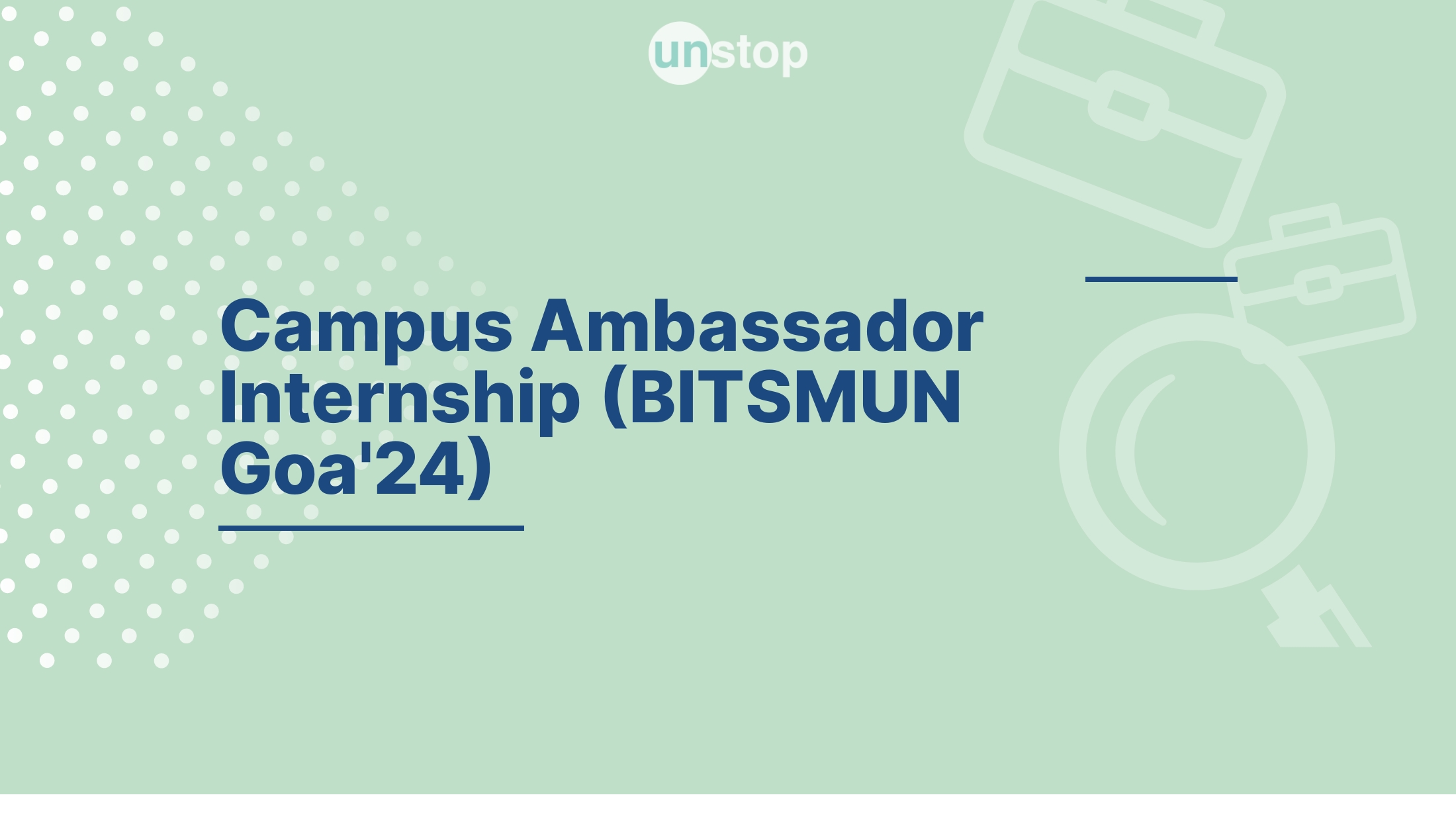 Campus Ambassador Internship (BITSMUN Goa '24) by Birla Institute of ...