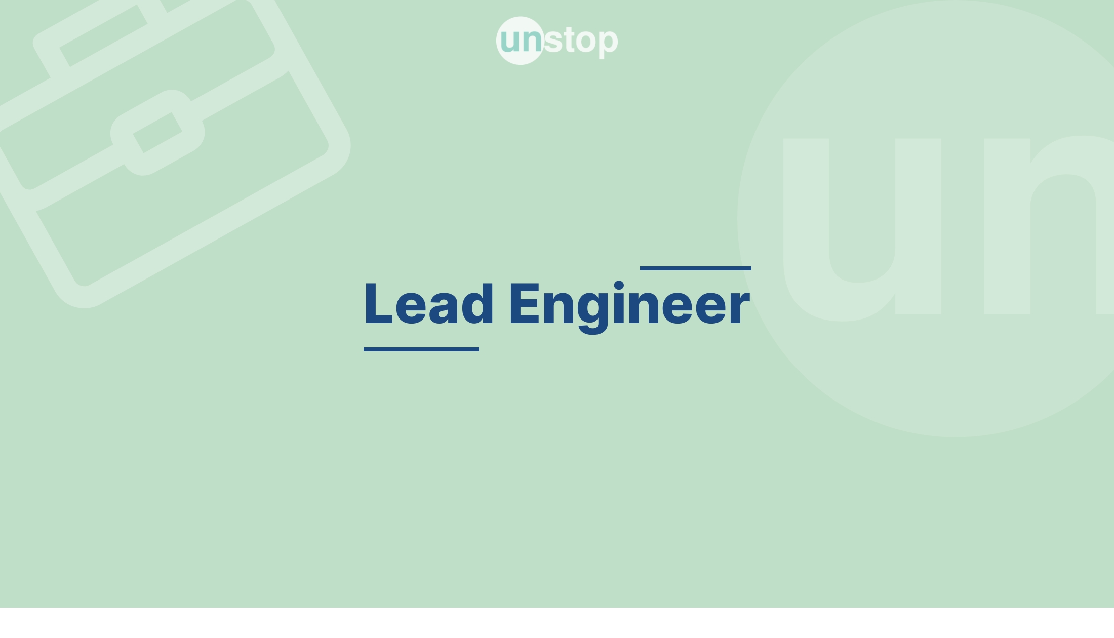 Lead Engineer by Wipro Technologies! // Unstop Lead Engineer by Wipro Technologies! // Unstop