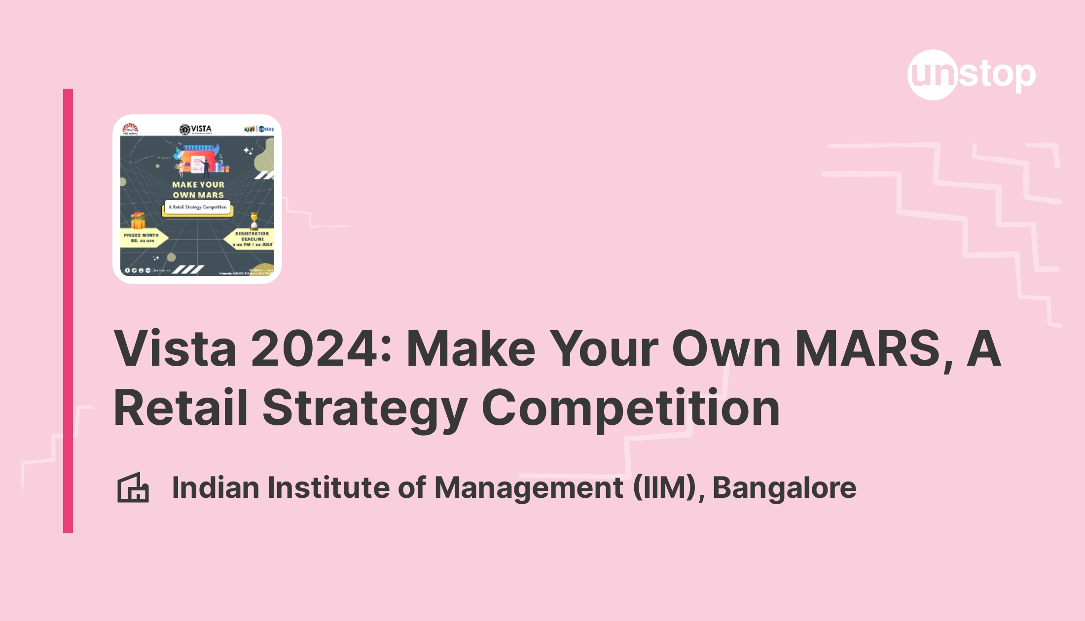 Participate in Make Your Own MARS & win exciting prizes.