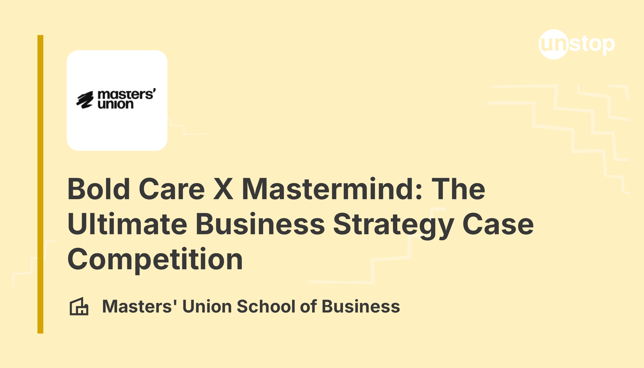 Mastermind: The Ultimate Business Strategy Case Competition - 2024