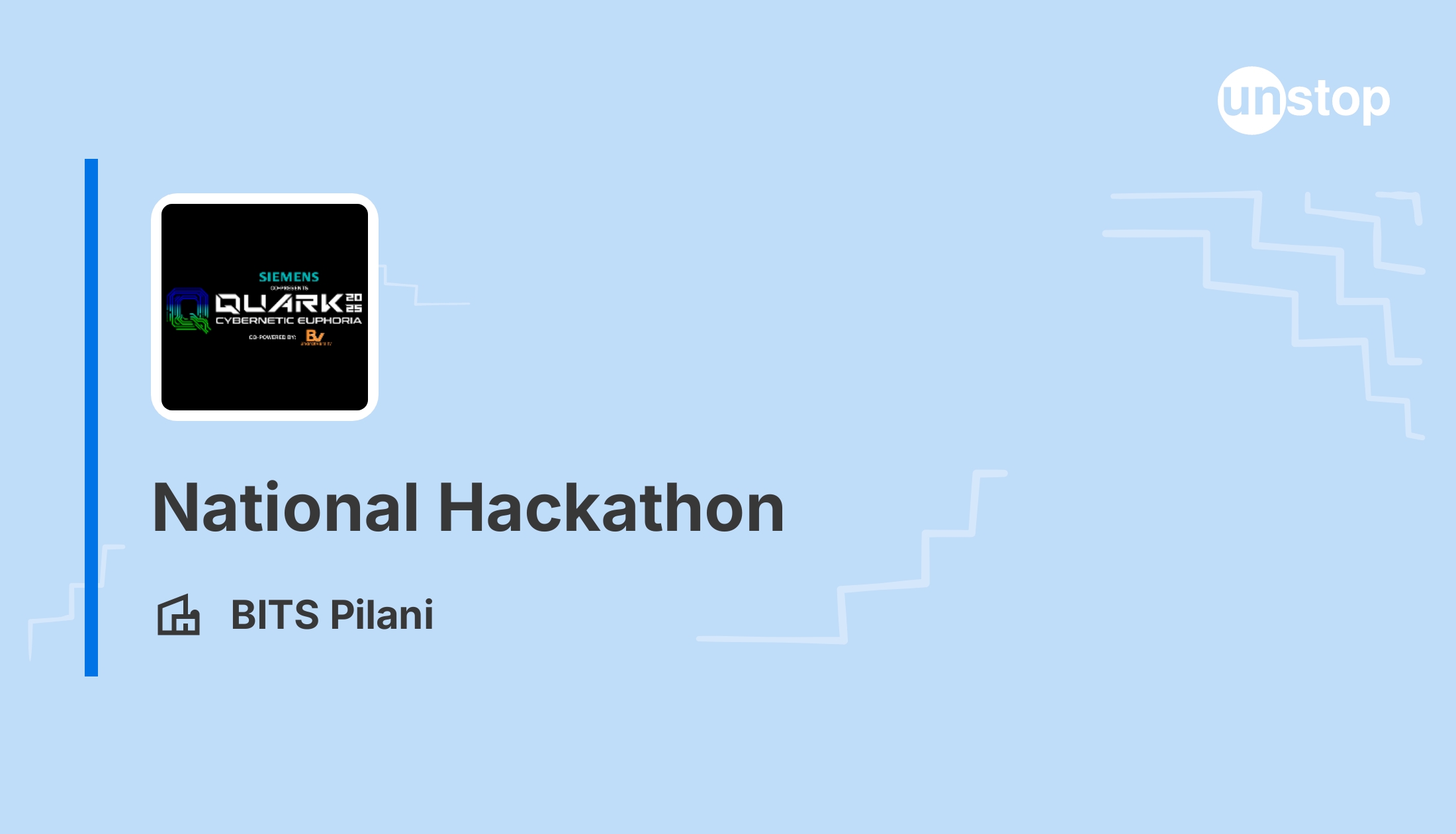 National Hackathon - 2024 // Unstop
