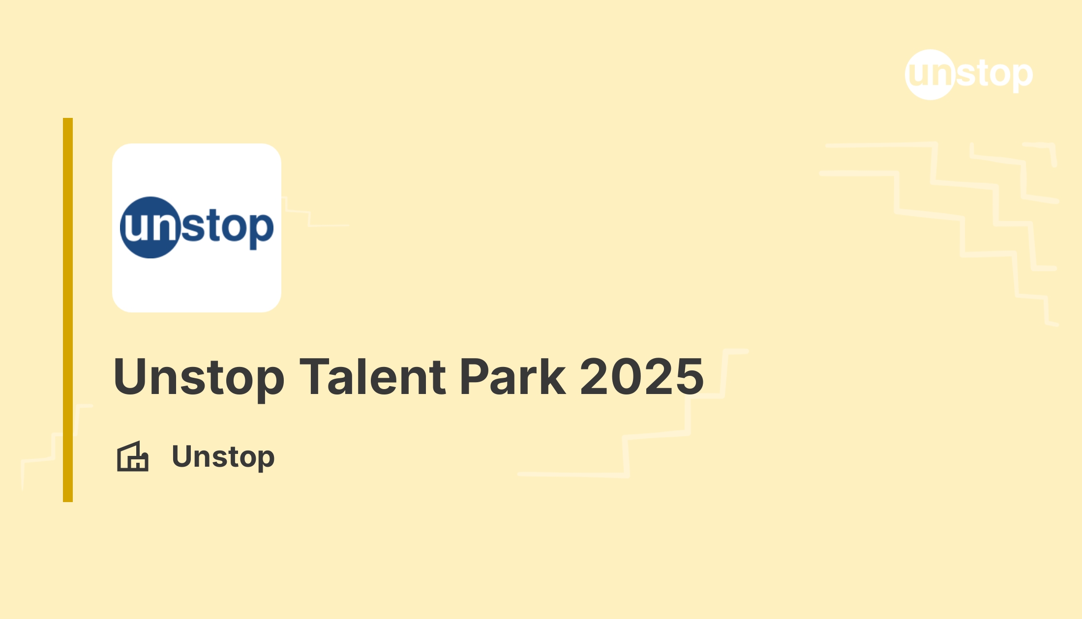 Unstop Talent Park 2025 - 2025 // Unstop
