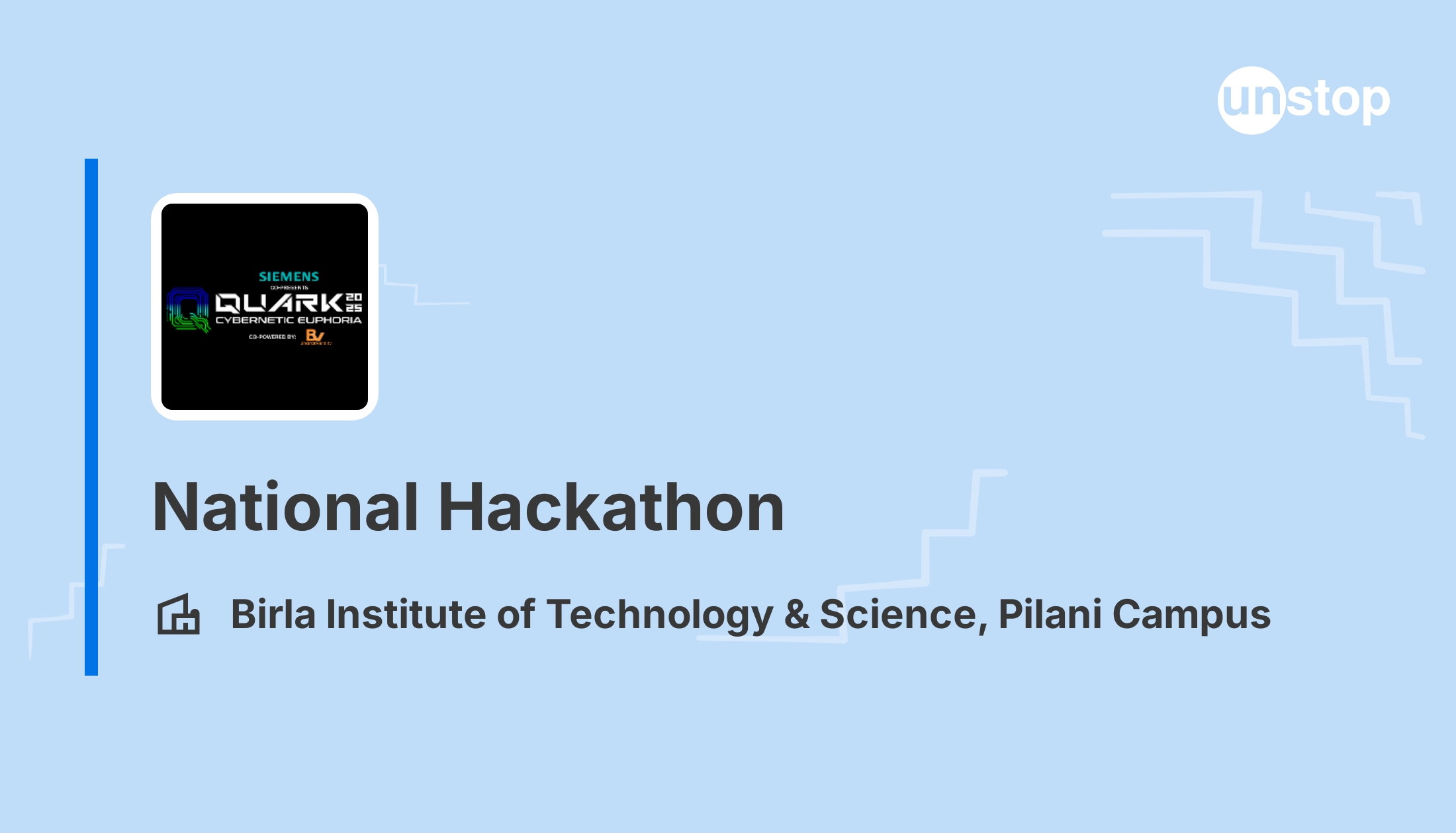 National Hackathon - 2024 // Unstop
