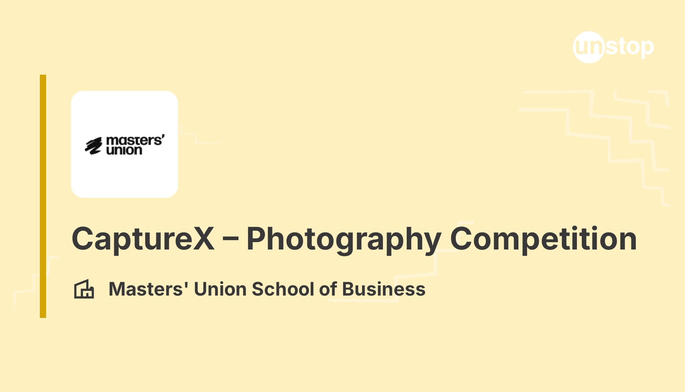 CaptureX – Photography Competition - 2025 // Unstop