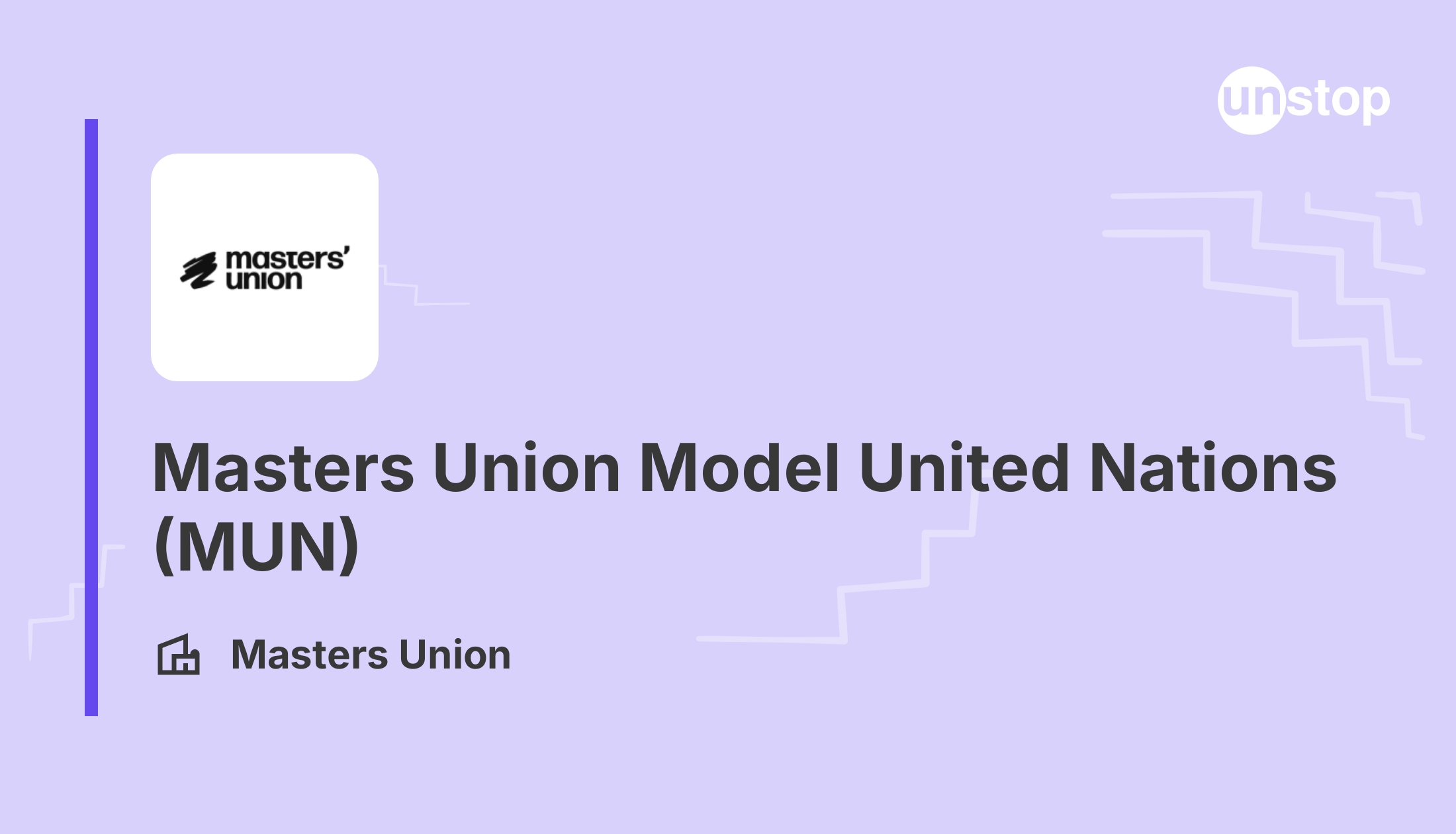 Masters Union Model United Nations (MUN) - 2025 // Unstop